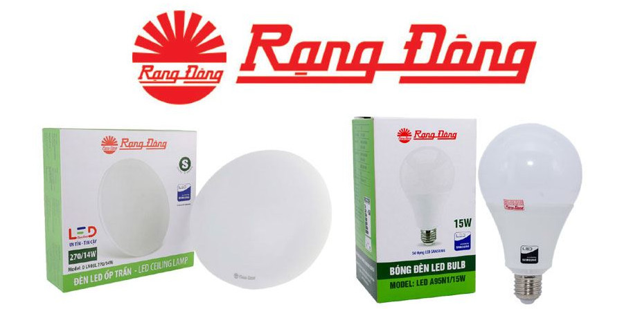 Thiết bị chiếu sáng bóng đèn led Rạng Đông cao cấp